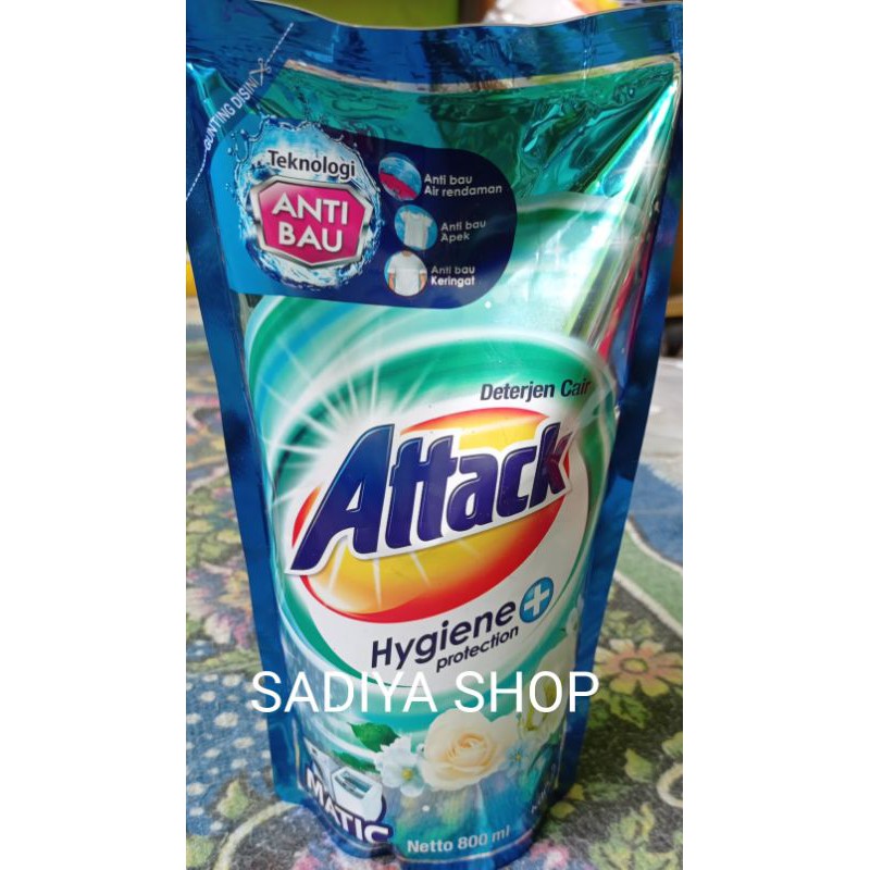 Jual Attack matic hygiene +protection 800 ml | Shopee Indonesia