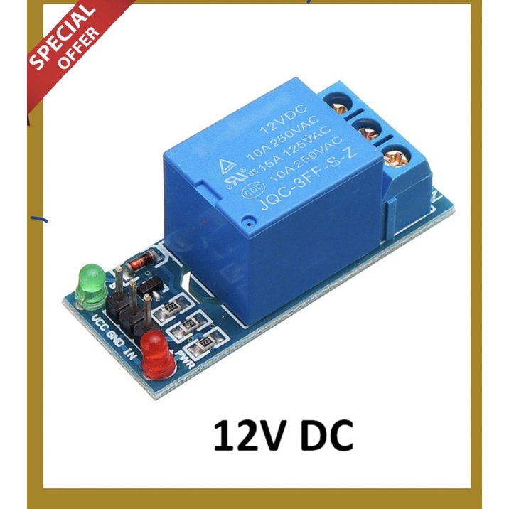 Jual Modul relay 12v 1 channel Arduino | Shopee Indonesia