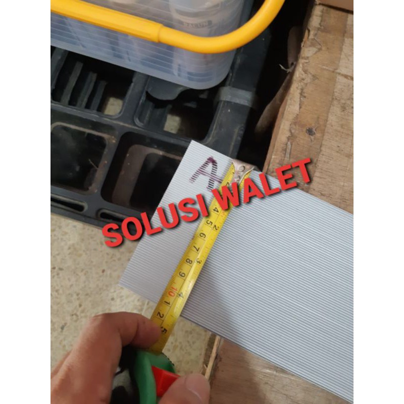 Jual Pelapis Sirip Walet Aluminium per 5lembar ukuran 11,5 x 120cm ...