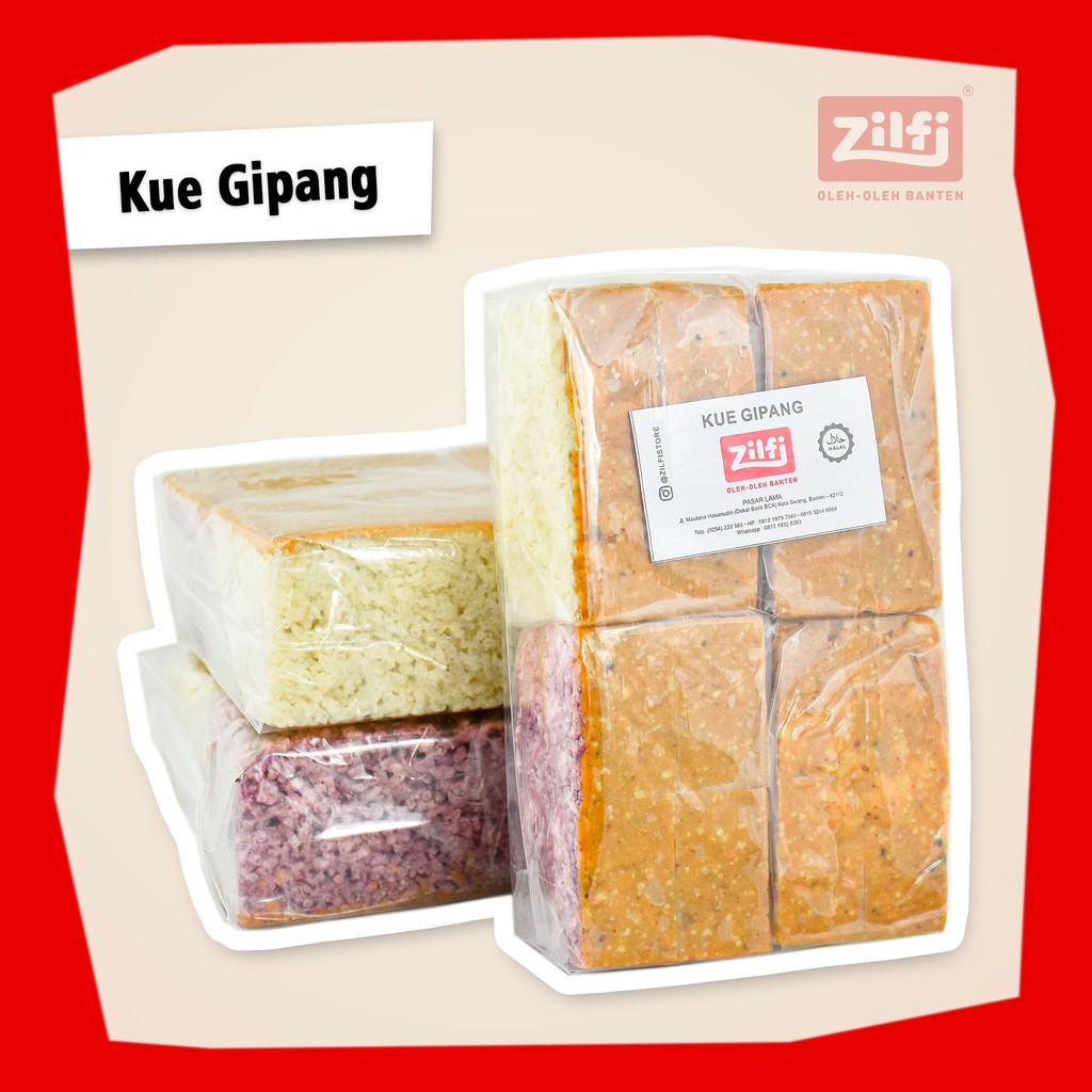 Jual Kue Gipang Ketan || Oleh-oleh Banten || ZILFI | Shopee Indonesia