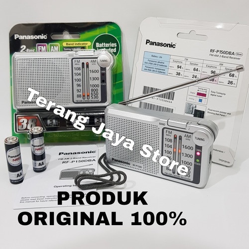 Jual Radio FM/AM Panasonic RF-P150D Radio Saku/Portable RF-P150 (2 band) | Shopee Indonesia