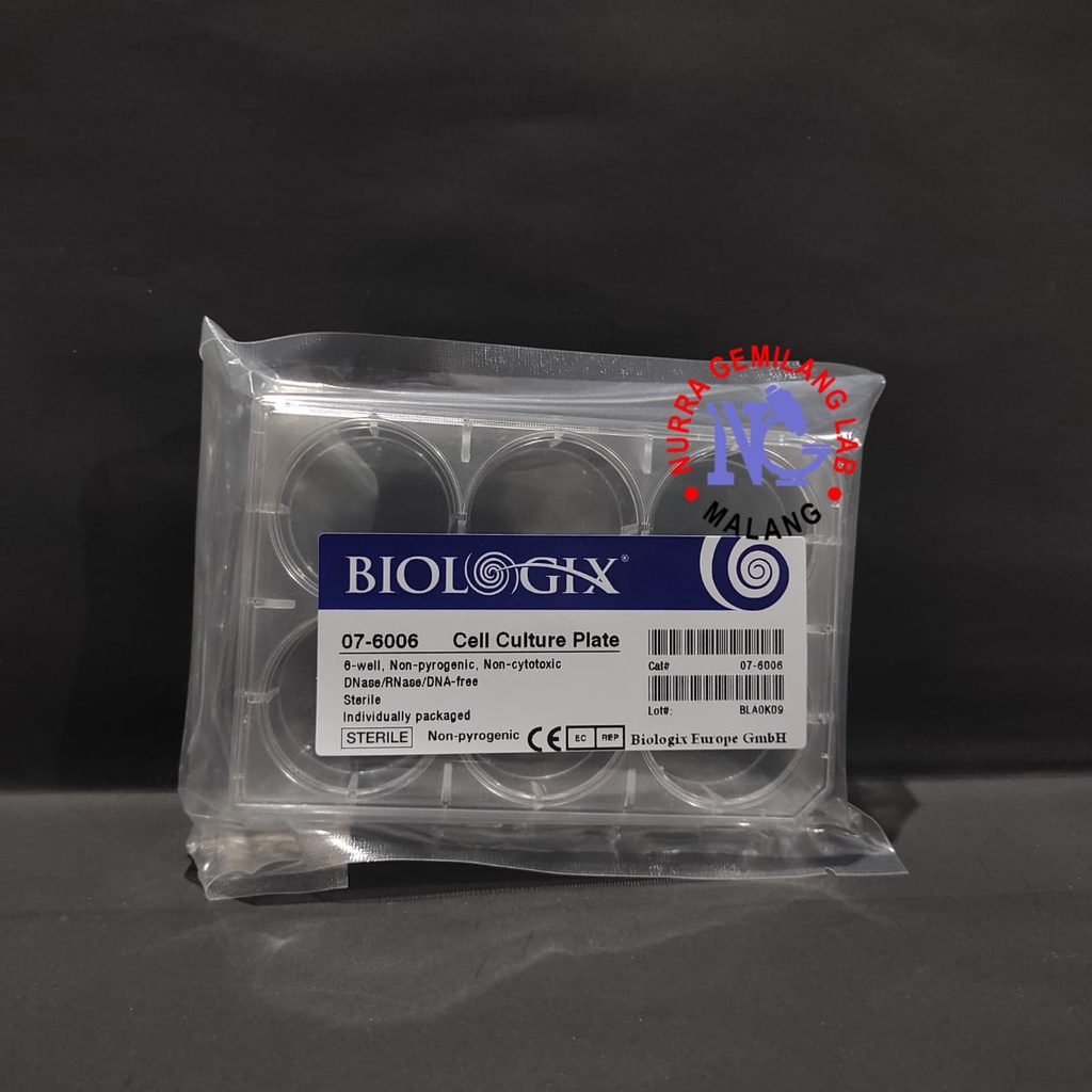 Jual 07-6006 Microplate Biologix Steril 6 Hole Cell Culture Plate 6 Well 6 Lubang | Shopee Indonesia