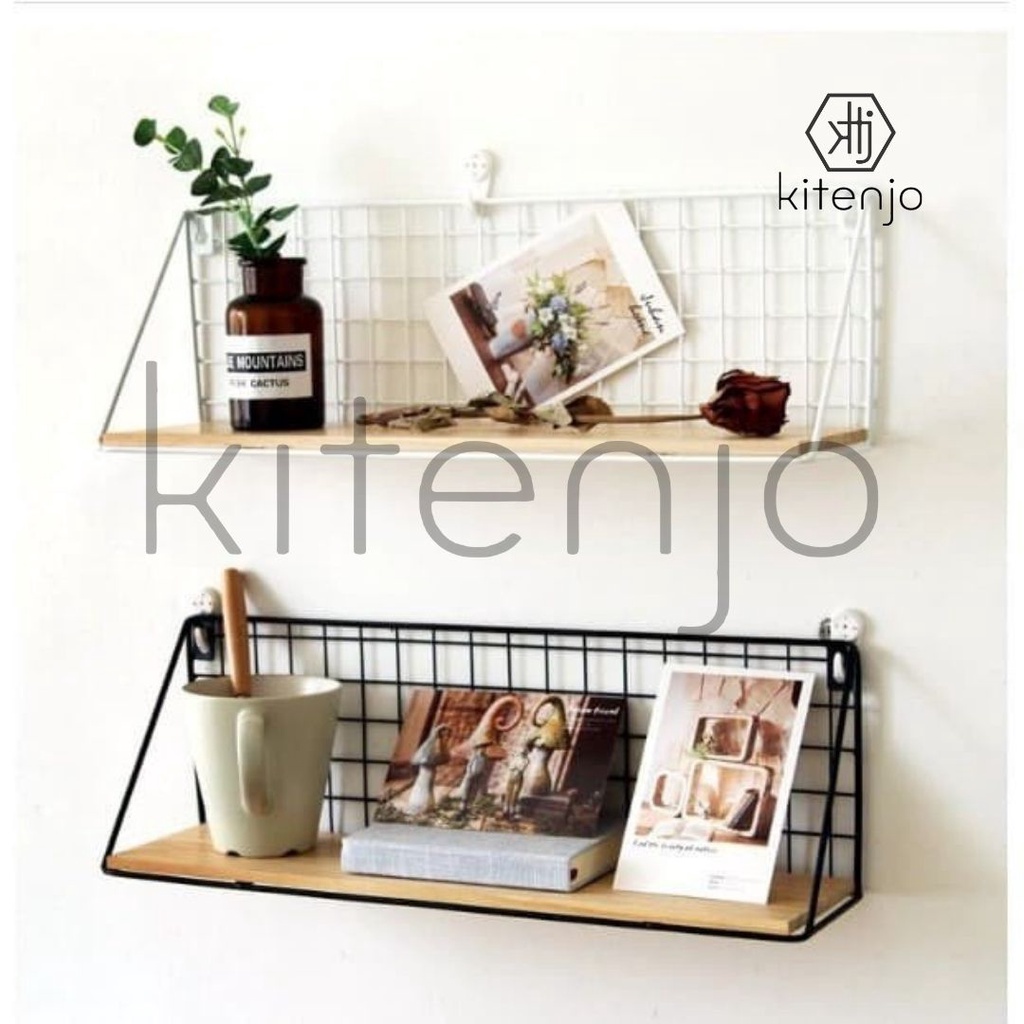 Jual KITENJO SET PAPAN RAK DINDING BESI TEBAL & PAPAN KAYU SERBAGUNA ...