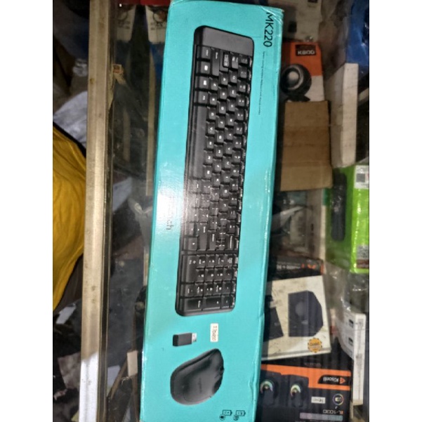 Jual Logitech MK 220 Mouse Keyboard Werless | Shopee Indonesia