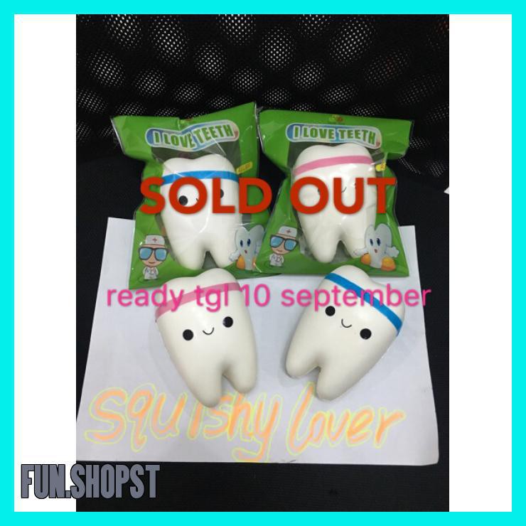 Jual SQUISHY GIGI/I LOVE TEETH SQUISHY TEETH | Shopee Indonesia