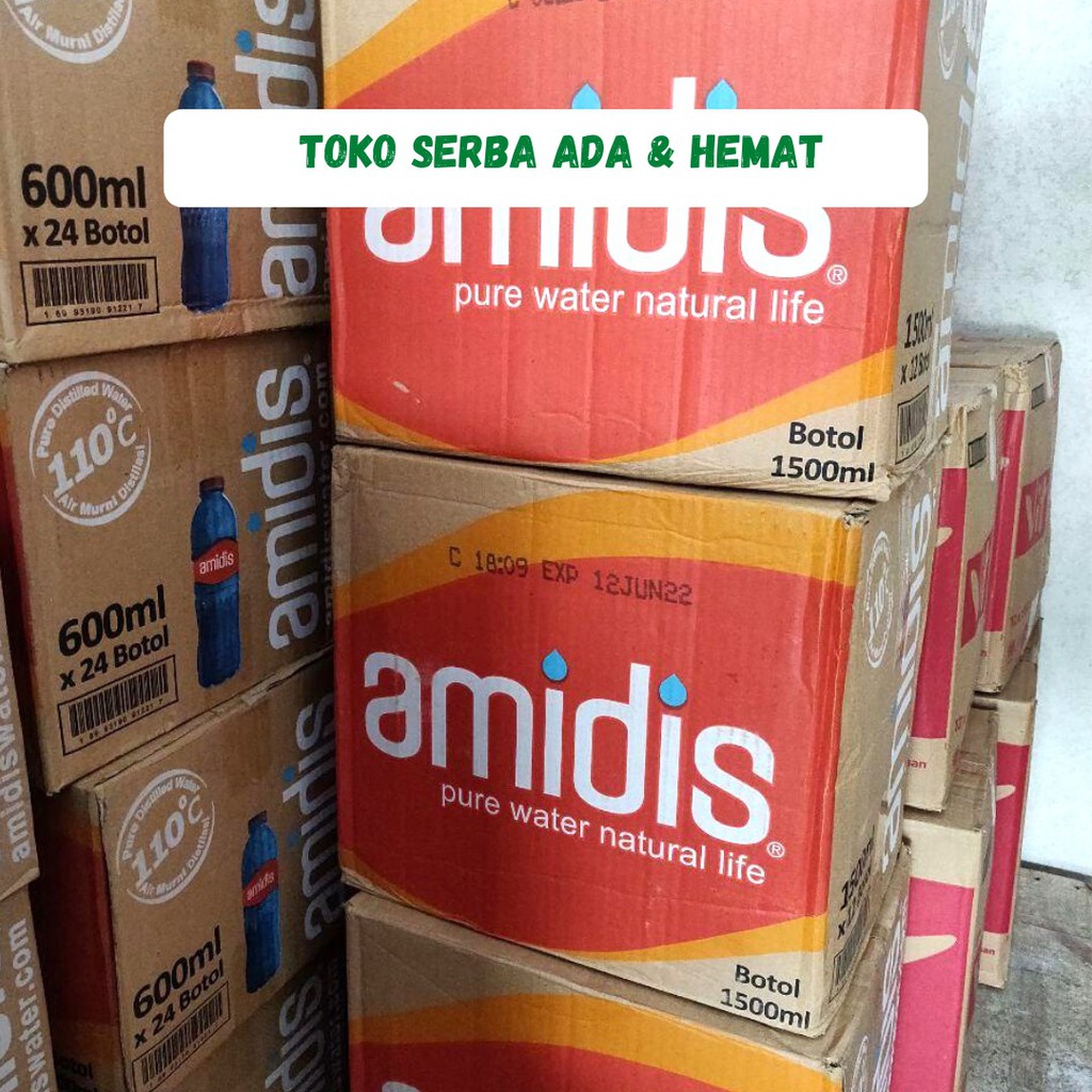 Jual Amidis 600ml isi 24pcs ( kemasan dus ) | Shopee Indonesia