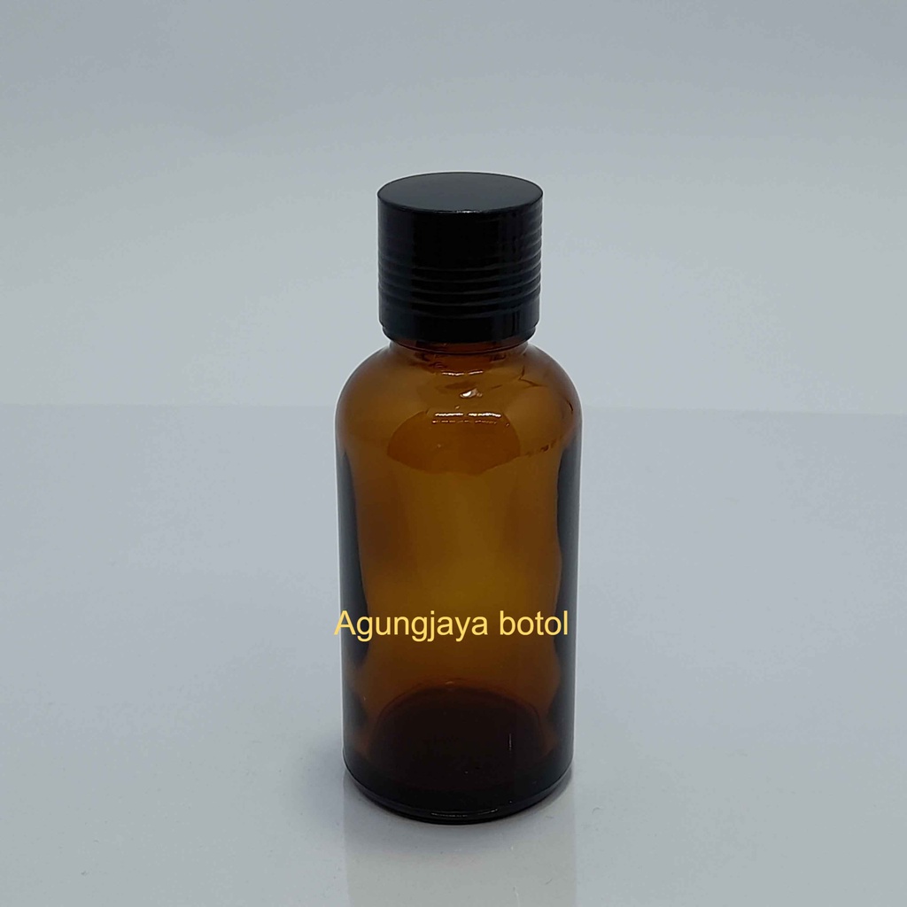 Jual Botol Kaca Kosmetik 30 ml BR Amber Original Ts Tutup Drop Neck 18 ...