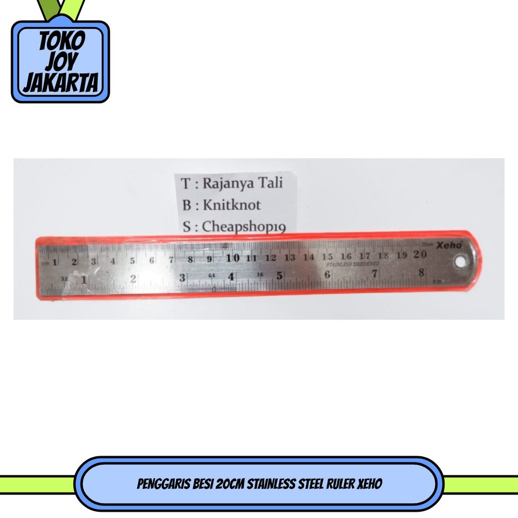 Jual PENGGARIS BESI 20CM STAINLESS STEEL RULER XEHO | Shopee Indonesia
