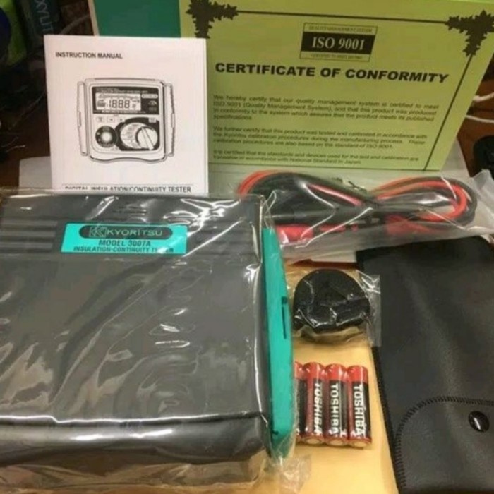 Jual 3jcw125go8 - Kyoritsu 3007A Digital Insulation Continuity Tester ...