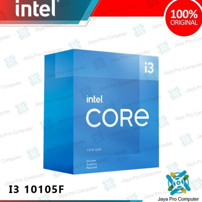 Jual Processor Intel Core I3 10105F Box Comet Lake Socket LGA 1200 ...