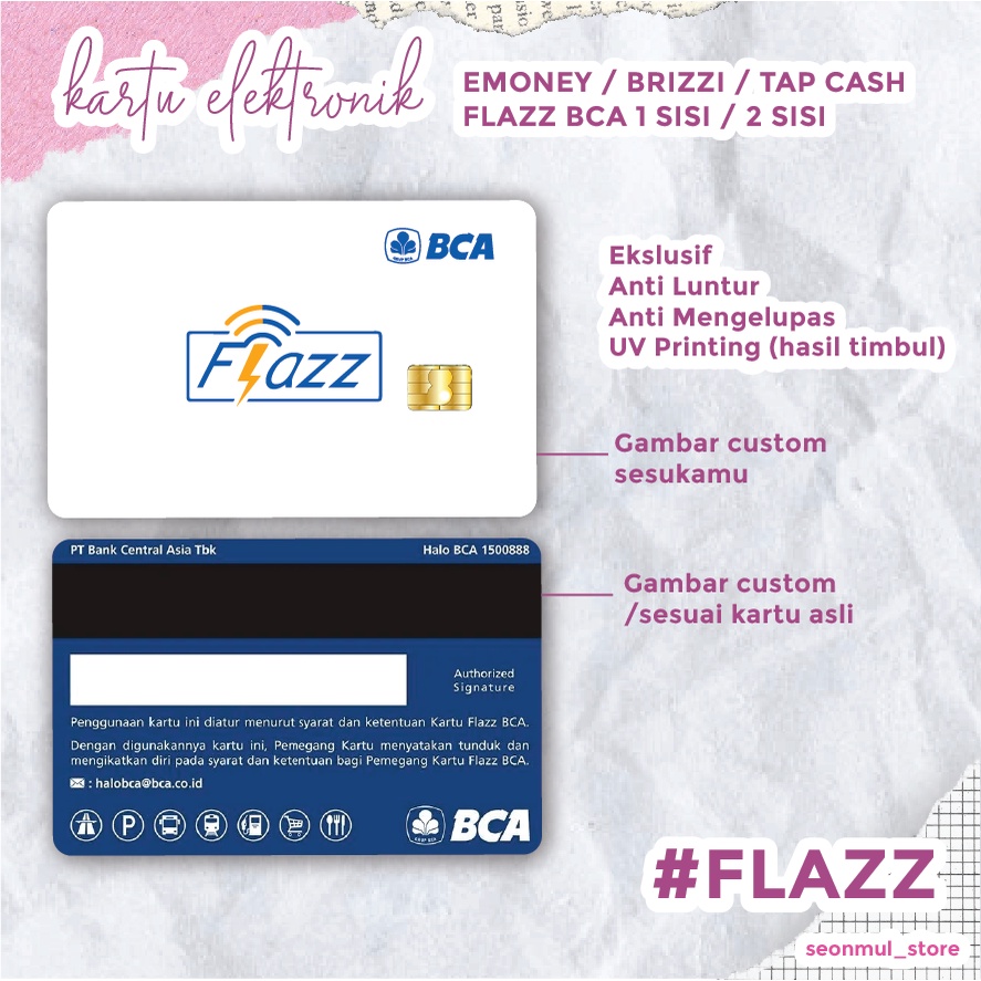 Jual PALING DICARI!!! EMONEY BRIZZI FLAZZ TAPCASH KPOP IDOL / CUSTOM ...