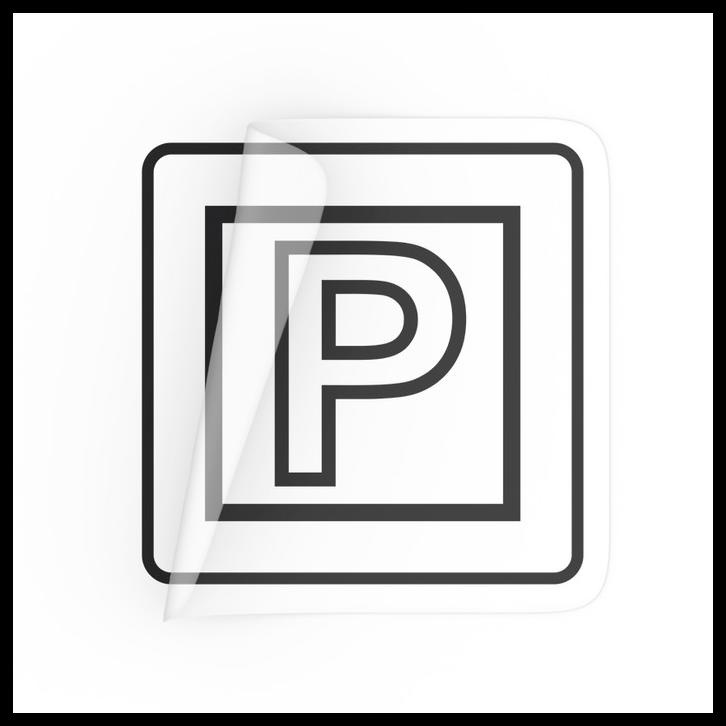 Jual Stiker Area Parkir - Parking Area Sign Sticker - Wayfinding ...