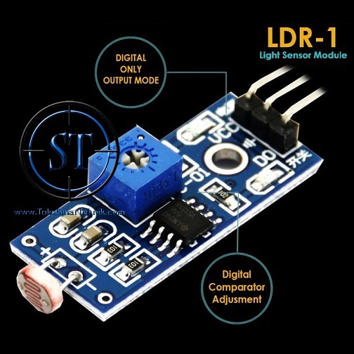 Jual Kit Sensor Deteksi Cahaya / Sinar dengan LDR Photoresistor BB-05 ... Jual Kit Sensor Deteksi Cahaya / Sinar dengan LDR Photoresistor BB-05 ...