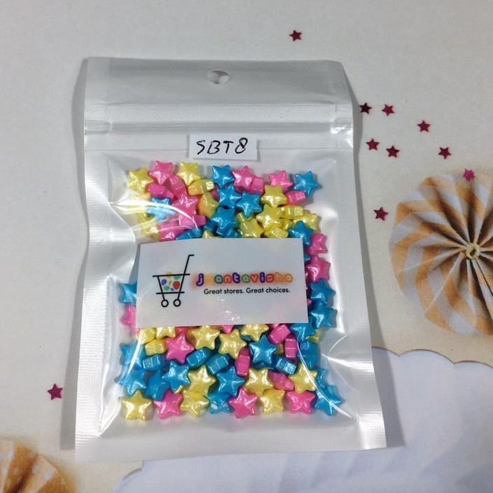 Jual sprinkle edible 15gr /star series/sprinkel kue | Shopee Indonesia