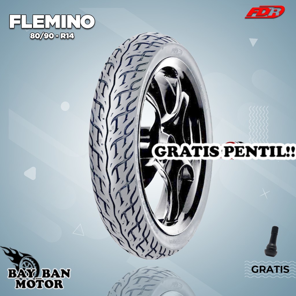 Jual Ban Motor Matic // FDR FLEMINO 80/90 Ring 14 Tubeless ban motor ...