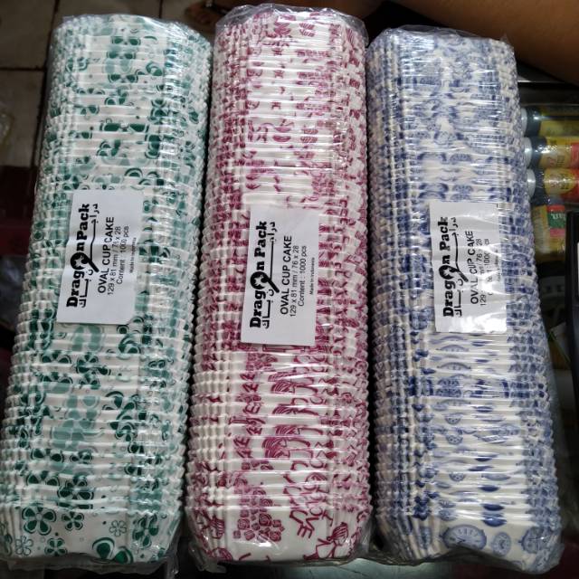 Jual Cup Oval Cake Dragon Pack / Cup Risol (REPACK) | Shopee Indonesia