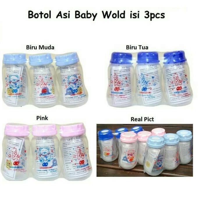 Jual Botol Asi Plastik/ Botol Plastik Asip Baby World Non Bpa | Shopee ...