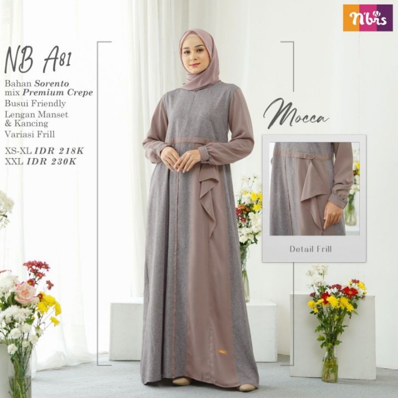 Jual GAMIS NIBRAS NB A81 (TERBARU) | Shopee Indonesia