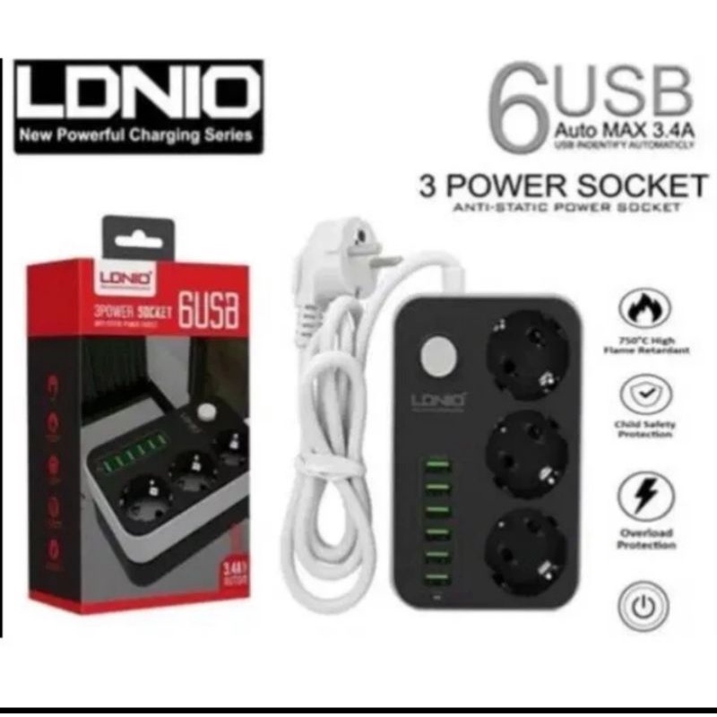 Jual Terminal usb dan socket merk ldnio Type se3631 | Shopee Indonesia