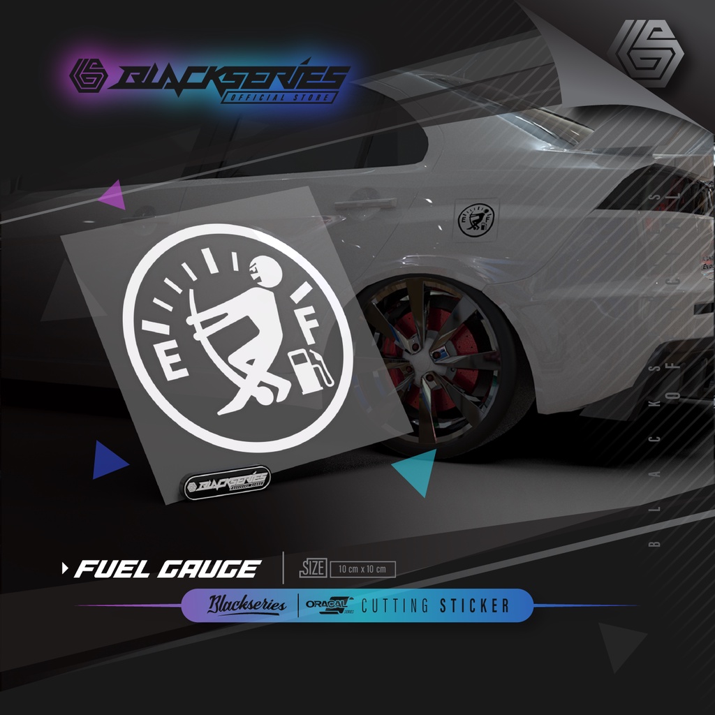 Jual Cutting Stiker Empty Fuel Gauge JDM | Stiker JDM | Stiker Tutup ...