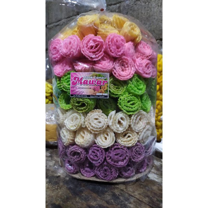 Jual OPAK GAMBIR CAP MAWAR WARNA WARNI ENAK MURAH 1 KG | Shopee Indonesia