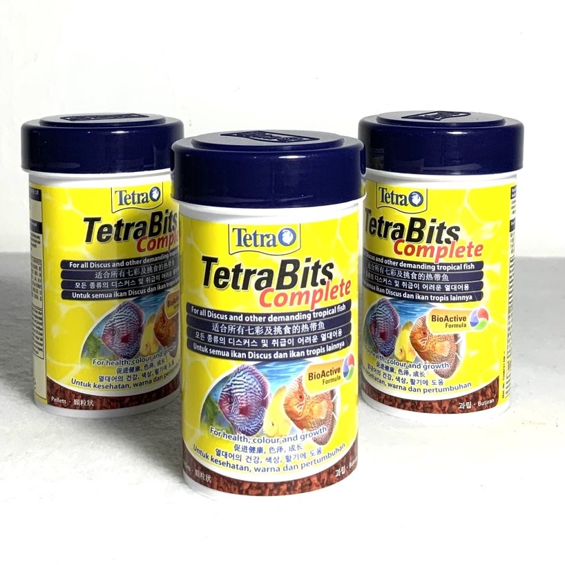 Jual Pakan Makanan Ikan TETRA BITS Complete 100ml 30gr Diskus Discus ...
