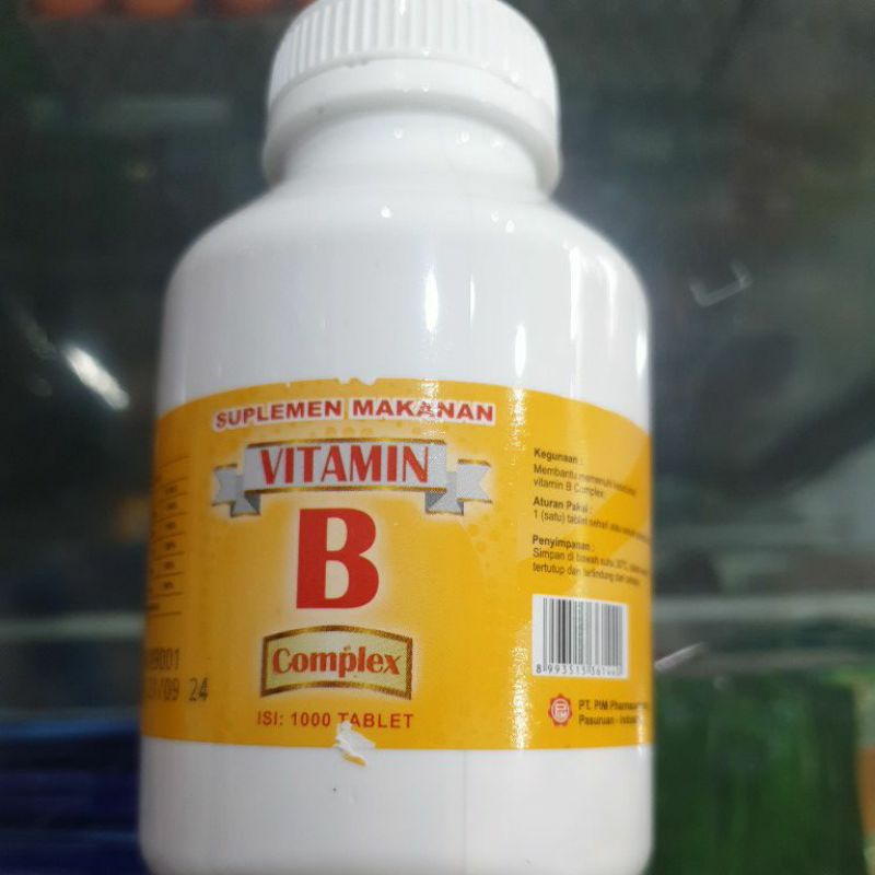 Jual b complex complek kaleng isi 1000 tablet ready PIM | Shopee Indonesia