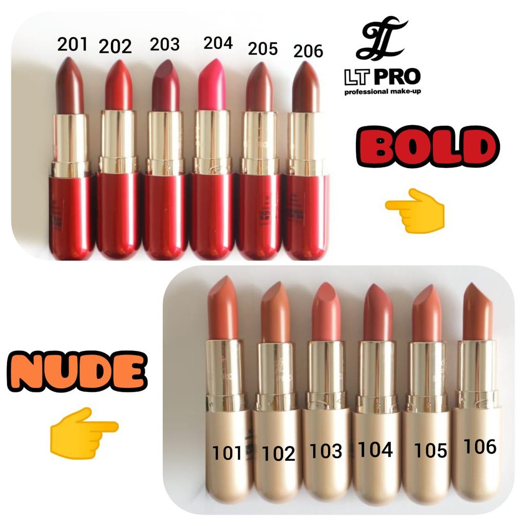 Jual LT Pro Lipstick Bold & Nude 3,5gr | Shopee Indonesia