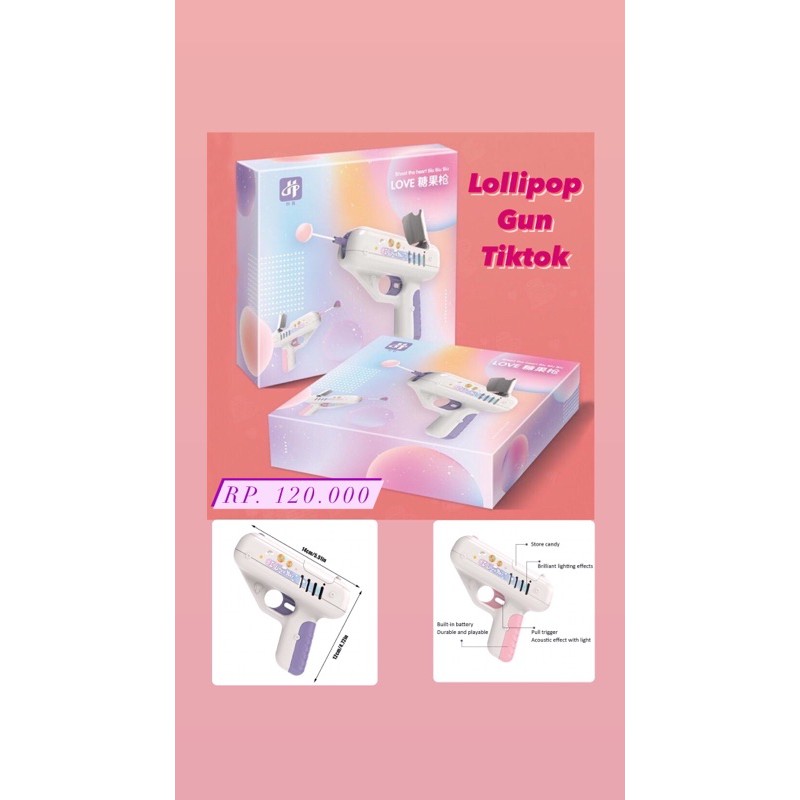 Jual Ready!!! Lollipop Gun /Tembakan Lollipop /Pistol lollipop | Shopee ...