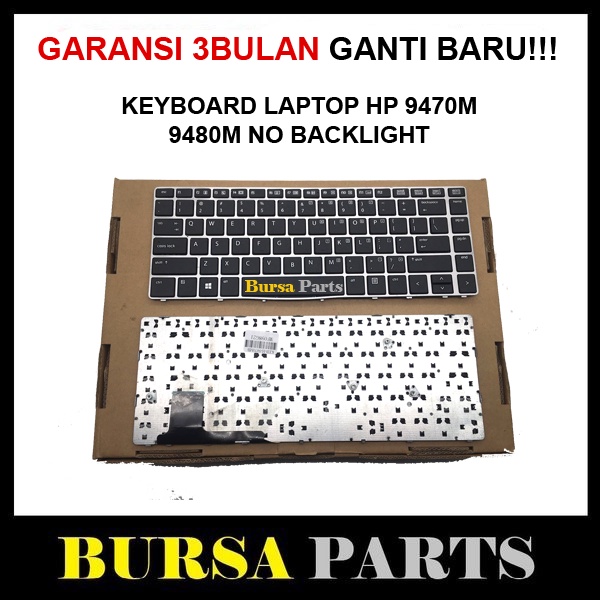Jual Keyboard HP EliteBook Folio 9470m Series NON BACKLIGHT | Shopee ...