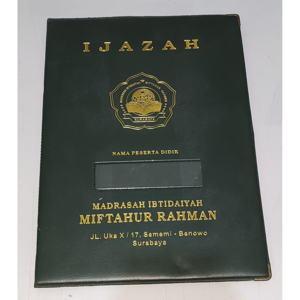 Jual MAP POLOS + SIKU atau MIKA NAMA (MAP RAPORT/ MAP IJAZAH/ MAP ...