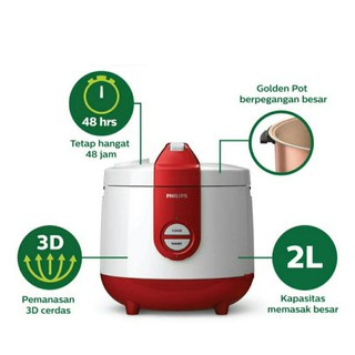 Jual Rice Cooker Philips HD3119 32 - Ricekuker Mejikom PHILIP Magic Com ...