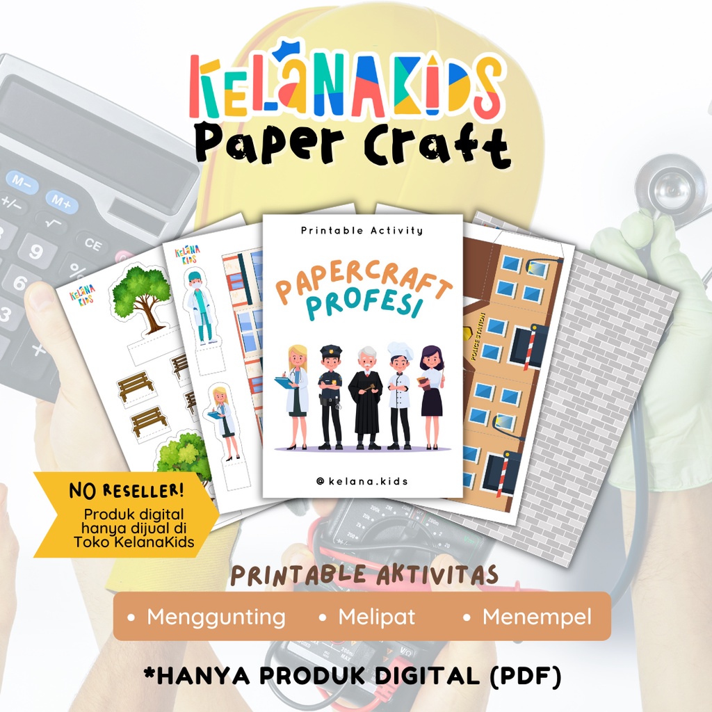 Jual Mainan Edukasi Kids Paper Craft 3D Aktivitas Menggunting, Melipat ...