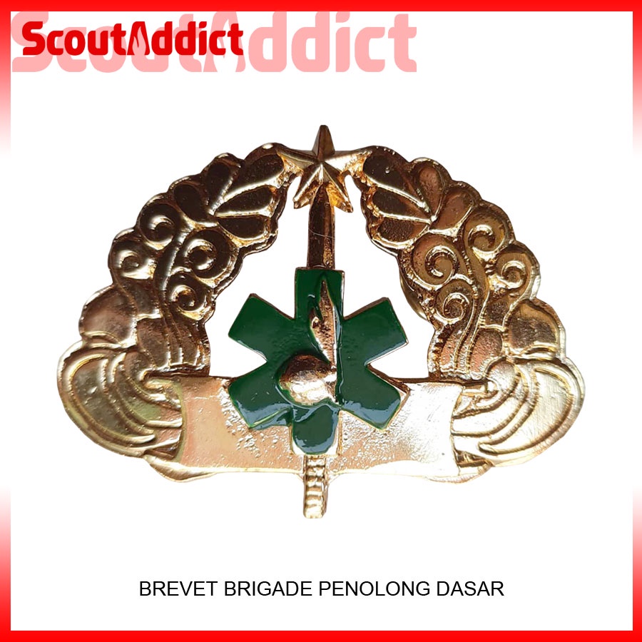 Jual Wing Brevet Pramuka Brigade Penolong Dasar | Shopee Indonesia