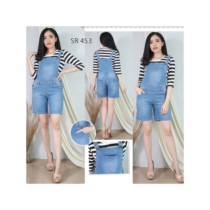 Jual WHITE_JEANS ORIGINAL BAJU CELANA OVERALL JUMPSUIT JUMPER WEARPACK WERPAK KODOK MONYET ...