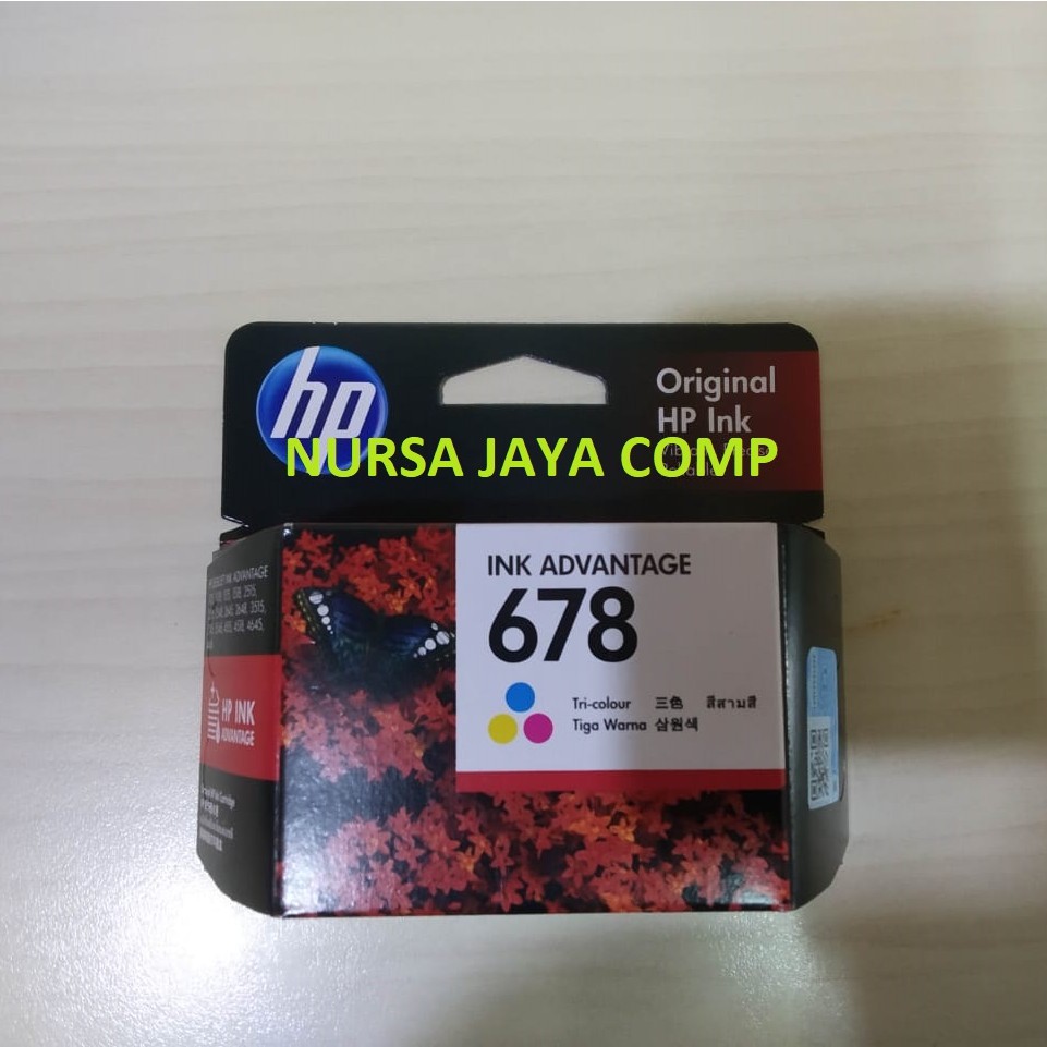 Jual Tinta HP 678 Tricolor ORIGINAL | Shopee Indonesia