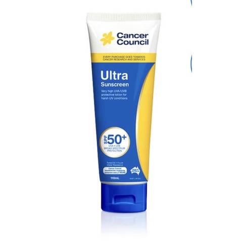 Jual Cancer Council Ultra Sunscreen SPF 50+ 110 Ml | Shopee Indonesia