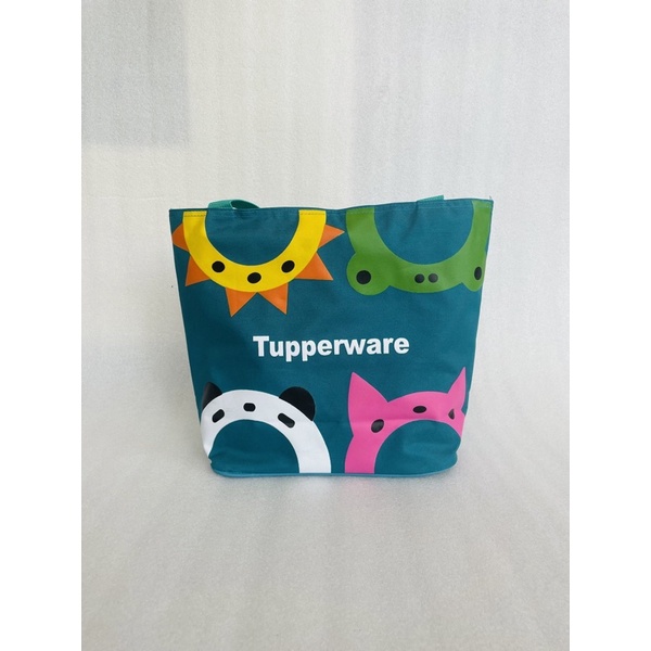 Jual Cosmo Cartoon Tupperware zipper bunga es (tas serbaguna) | Shopee ...