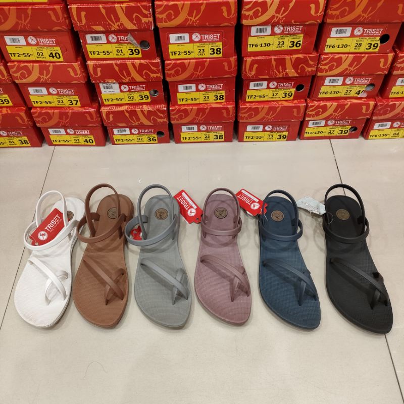 Jual Sandal Karet TRISET size 36-40 | Shopee Indonesia