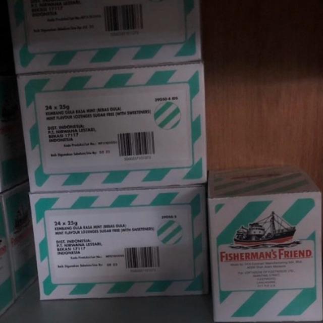Jual FISHERMAN FRIENDS 25 GRAM ( 1 BOX / 24 PC ) | Shopee Indonesia