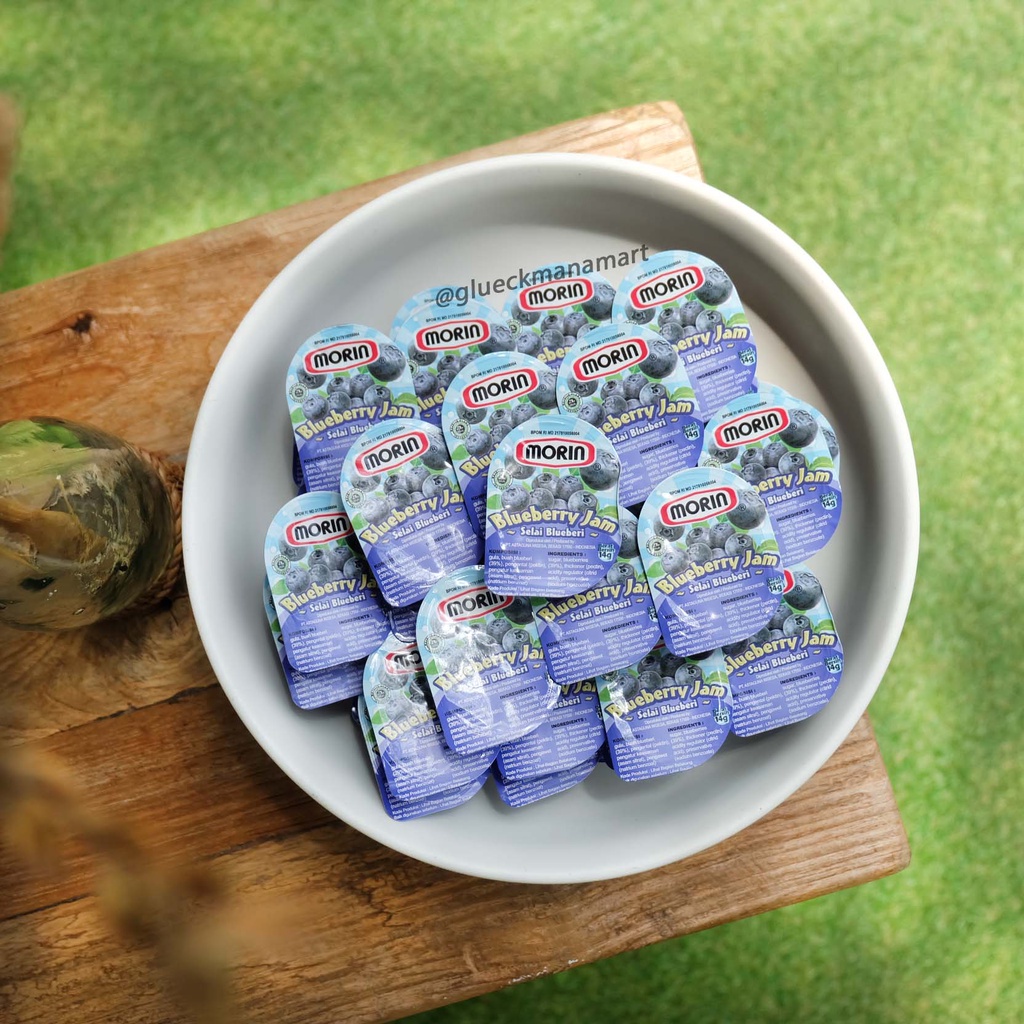 Jual Morin Blueberry jam Portion 2 x 14gr ( Bundling 2 pcs ) Spread ...