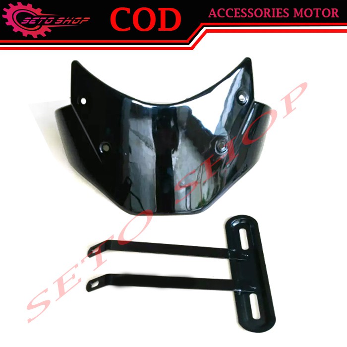 Jual Visor Byson Karbu Paket Visor Bison Karbu Dengan Dudukan Plat ...