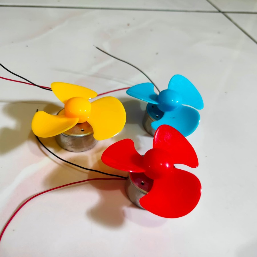Jual Kipas Mini 3-6V DC, Mini Fan Motor Pemadam Api Miniatur Arduino ...