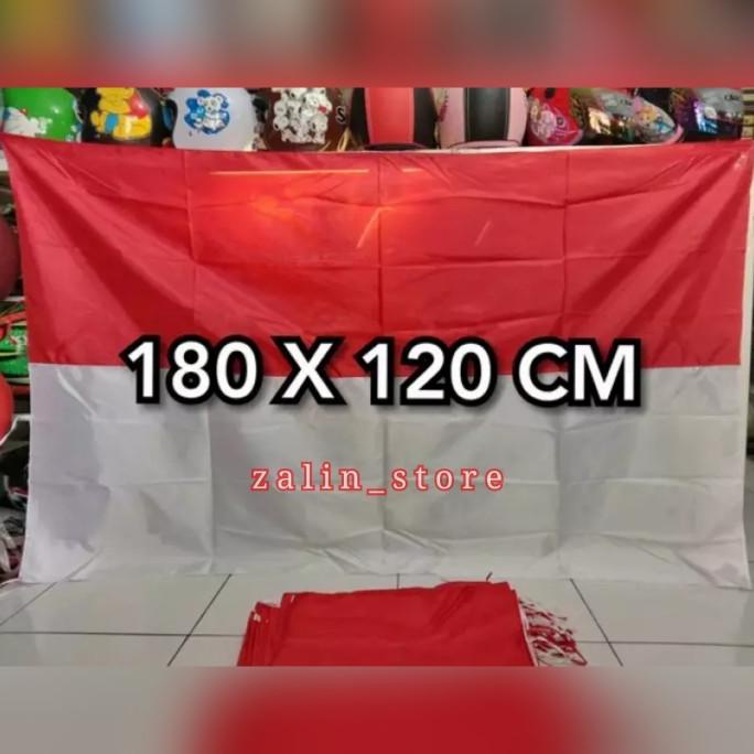 Jual ```````] BENDERA MERAH PUTIH UKURAN 180120 CENTI METER BENDERA ...