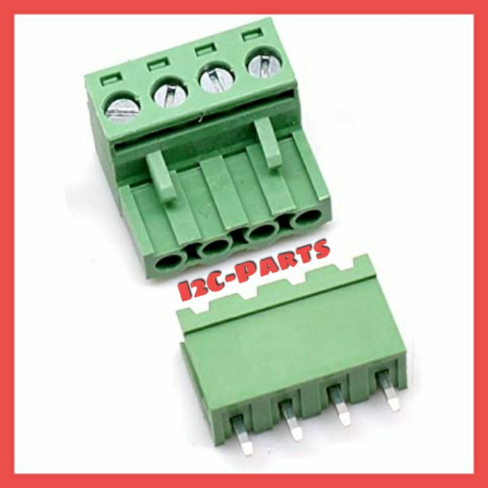 Jual 2EDG 5.08 4p 4 pin Terminal Block Green Plugable ST Connector 5 ...