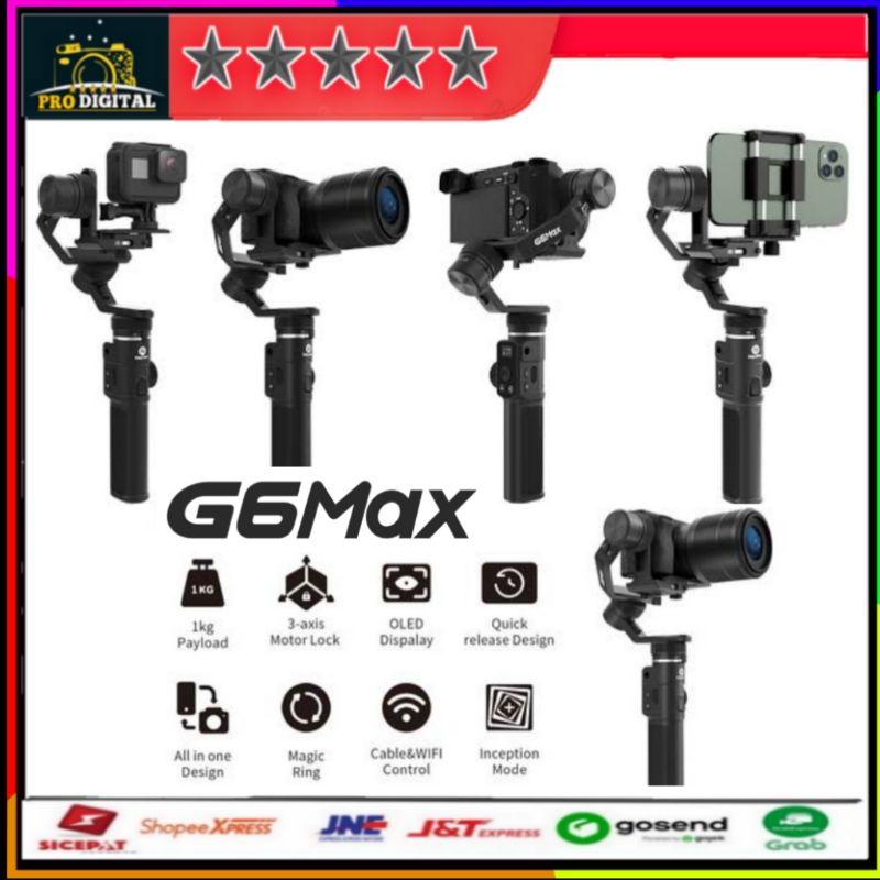 Jual FEIYU G6MAX 3-AXIS 3IN1 GIMBAL STABILIZER G6 MAX | Shopee Indonesia