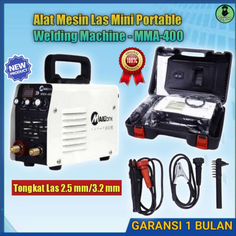 Jual PROMO ORIGINAL Mesin Las Mini Portable Welding Machine - MMA-400 ...