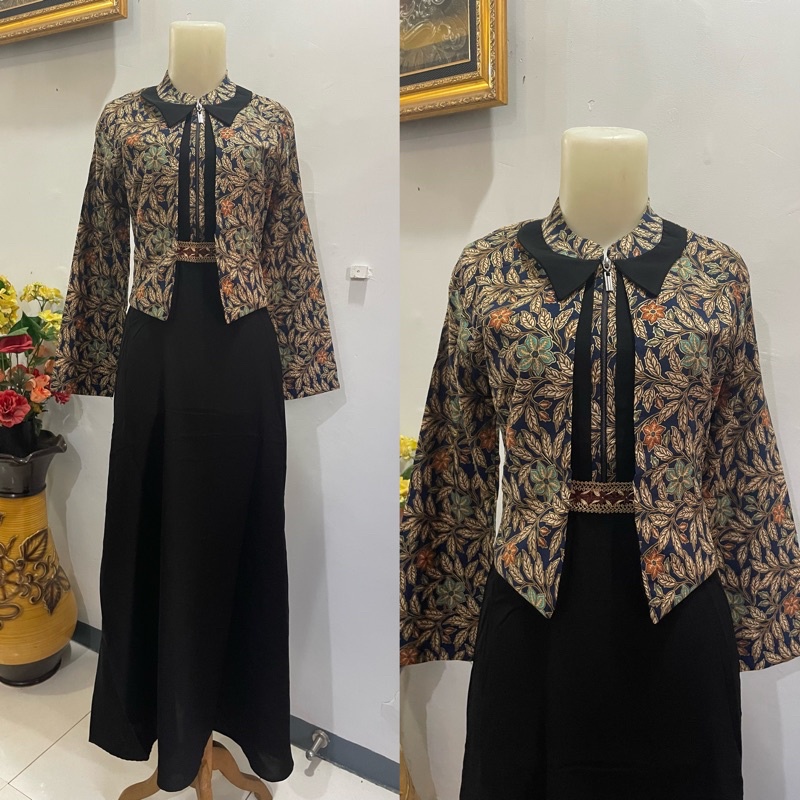 Jual Gamis Batik Rompi / Bolero | Shopee Indonesia