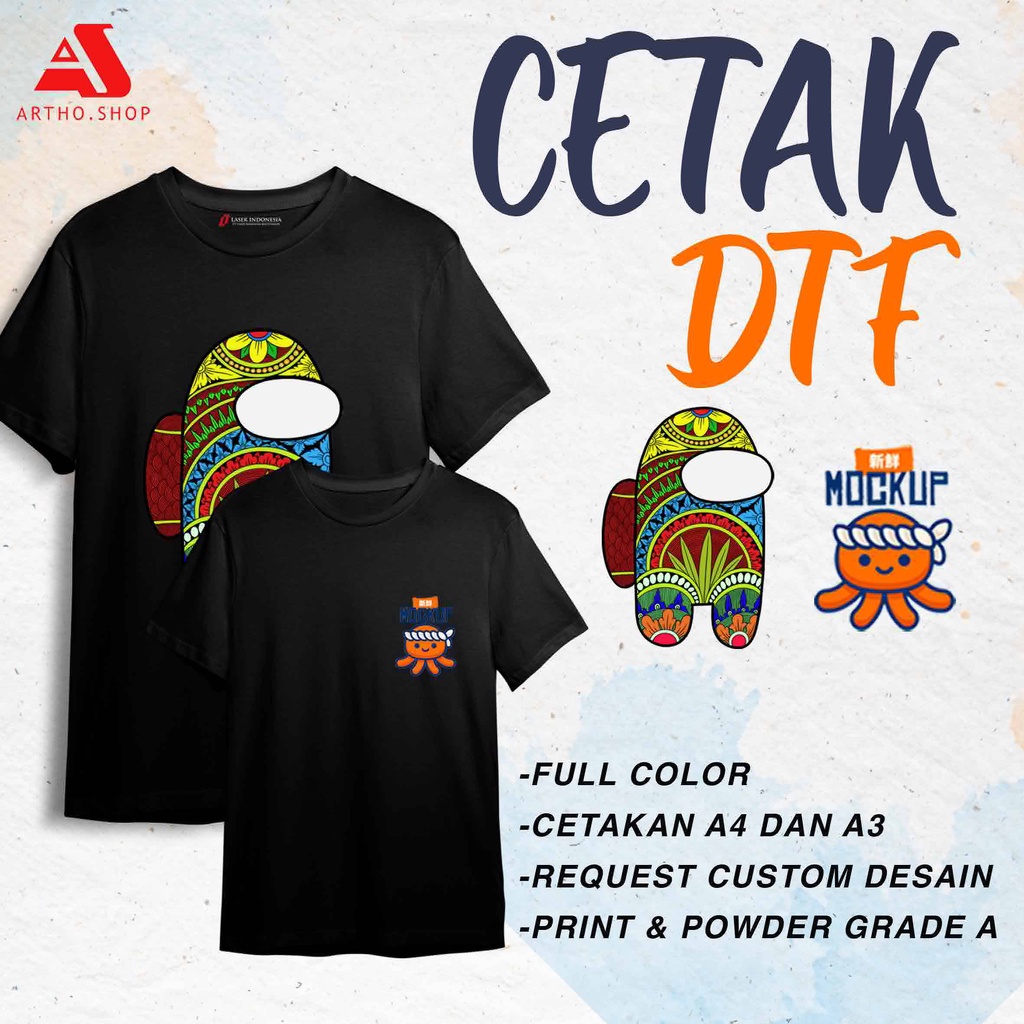 Jual CETAK DTF A4/A3 SIAP PRESS | Shopee Indonesia