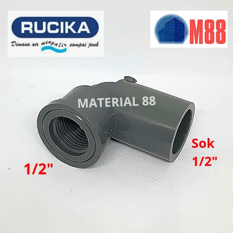 Jual Keni Drat Dalam 1/2 RUCIKA AW - Faucet Elbow 0.5 inch KDD Drat Dalam Knie Knee | Shopee ...